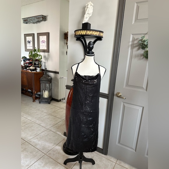 classy & cooking | Other | Sequin Sparkly Apron Drape Neck Glitter ...